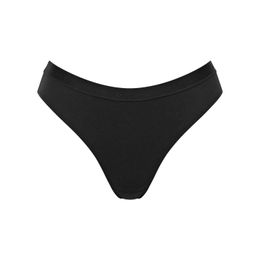 Sloggi - Slip mit hohem Beinausschnitt - Black XS - Sloggi Go Casual - Unterwäsche für Frauen