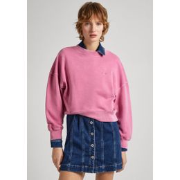 Sweatshirt Pepe Jeans "LYNETTE" Gr. L, rosa (english rose) Damen Sweatshirts