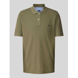 Fynch-Hatton Poloshirt mit Logo-Stitching