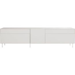 LeGer Home by Lena Gercke Lowboard Essentials (2 St), Breite: 279cm, MDF lackiert, Push-to-open-Funktion, weiß