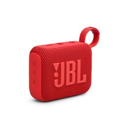 JBL GO 4 Mono Bluetooth-Lautsprecher (Bluetooth, 4,2 W), rot