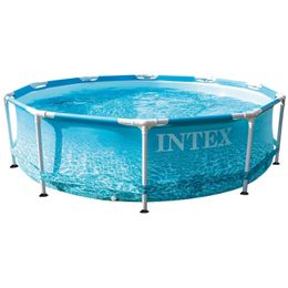 Intex Framepool Beachside, ØxH: 305x76 cm, blau