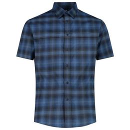 CMP - Shortsleeve Shirt with Chest Pockets - Hemd Gr 46 blau