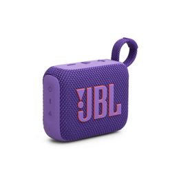 JBL GO 4 Mono Bluetooth-Lautsprecher (Bluetooth, 4,2 W), lila