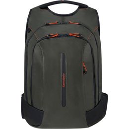 Samsonite Laptoprucksack Ecodiver, Freizeitrucksack Schulrucksack Tablet- und 17,3-Zoll Laptopfach, grün