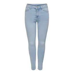Only Skinny-fit-Jeans ONLPOWER MID WAIST SK PUSH UP AZ BOX, blau