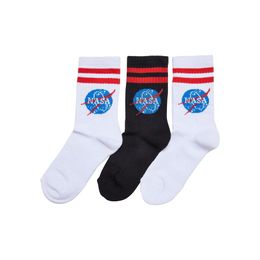 Mister Tee Socken Mädchen Größe 31/34 blau / rot / schwarz / weiß