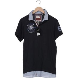 CAMP DAVID Herren Poloshirt, marineblau