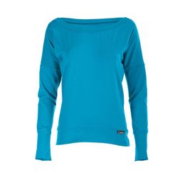 WINSHAPE Funktionsshirt 'WS2' Damen Gr&ouml;&szlig;e M blau / wei&szlig;