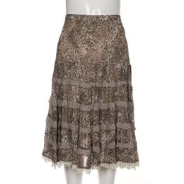 Biba Damen Rock, beige, Gr. 44