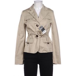 Mango Damen Jacke, beige, Gr. 38