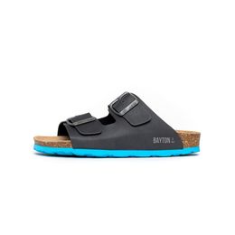Bayton Pantolette 'Atlas' Jungen Gr&ouml;&szlig;e 28 grau / schwarz