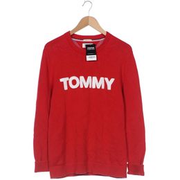 Tommy Jeans Damen Pullover, rot, Gr. 36