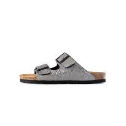 Bayton Pantolette 'Atlas' Damen Gr&ouml;&szlig;e 41 sand / silbergrau