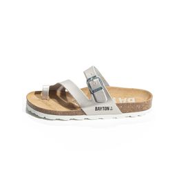 Bayton Pantolette 'Biscaye' Damen Größe 37 silber