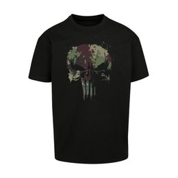 F4NT4STIC Shirt 'Punisher TV Camo Skull' Herren Gr&ouml;&szlig;e L braun / gr&uuml;n / brombeer / schwarz
