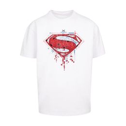 F4NT4STIC Shirt 'DC Comics Superman Geo' male White size 5XL