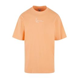 Karl Kani T-Shirt 'Essential' Herren Gr&ouml;&szlig;e XXS hellorange / wei&szlig;