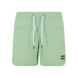 Urban Classics Badeshorts Herren Größe L grün / schwarz / weiß