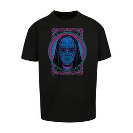F4NT4STIC T-Shirt 'Harry Potter Neon Death Eater Mask' Herren Gr&ouml;&szlig;e XXL lila / violettblau / magenta / schwarz