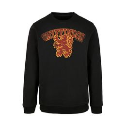 F4NT4STIC Sweatshirt 'Harry Potter Gryffindor Sport Emblem' Herren Gr&ouml;&szlig;e XXXL goldgelb / merlot / schwarz