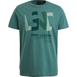 PME-Legend PME LEGEND T-Shirt, Logo-Print, Baumwolle, für Herren, türkis, XXL