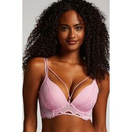 Hunkemöller Hunkemöller Wattierter Longline-Push-up-Bügel-BH Lidia Rosa