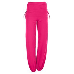 WINSHAPE Sporthose 'WH1' Damen Gr&ouml;&szlig;e M magenta / wei&szlig;