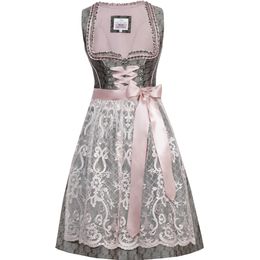 Marjo Dirndl, eckiger Ausschnitt, für Damen, grün, 44