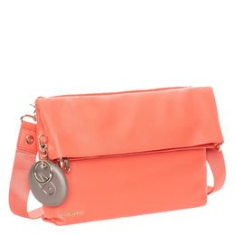 Mandarina Duck Umhängetasche, Glattleder, Reißverschluss, für Damen, orange