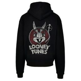 F4NT4STIC Hoodie 'Looney Tunes Bugs Bunny' Herren Gr&ouml;&szlig;e XXXL grau / dunkelrot / schwarz