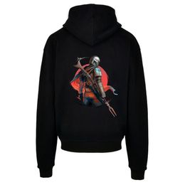 F4NT4STIC Hoodie 'Star Wars The Mandalorian Blaster Rifles' Herren Gr&ouml;&szlig;e XL blau / rot / schwarz