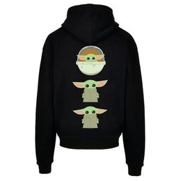 F4NT4STIC Sweatshirt 'Star Wars The Mandalorian The Child Poses' Herren Gr&ouml;&szlig;e S oliv / mint / rosa / schwarz