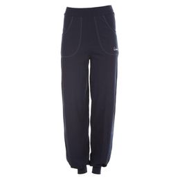 WINSHAPE Sporthose 'WH12' Damen Gr&ouml;&szlig;e M dunkelblau / wei&szlig;