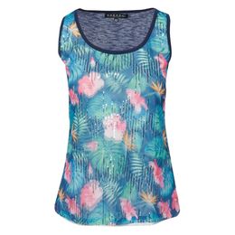 KOROSHI Top Damen Gr&ouml;&szlig;e XS navy / petrol / orange / pink