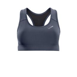 WINSHAPE Sport-BH 'SB102C' Damen Gr&ouml;&szlig;e XXL anthrazit / wei&szlig;