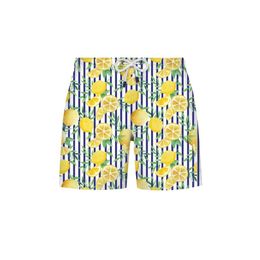 WESTMARK LONDON Badeshorts Jungen Größe 122/128 navy / gelb / hellgrün / weiß