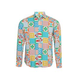 Campus Sutra Button Up Shirt 'Charles' male Mixed colors size L