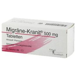 HERMES Arzneimittel Migräne Kranit 500 mg Tabletten 50 St