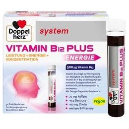 Queisser Doppelherz Vitamin B12 Plus system Trinkampullen 30X25 ml