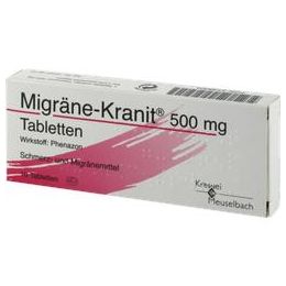 HERMES Arzneimittel Migräne Kranit 500 mg Tabletten 10 St