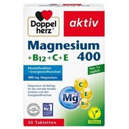 Queisser Doppelherz Magnesium 400+B12+C+E Tabletten 30 St