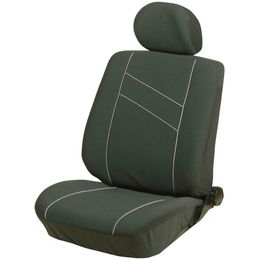 RÖKÜ-OTTO Autositzbezug Pipin, Set, 11-tlg., grau|schwarz|silberfarben