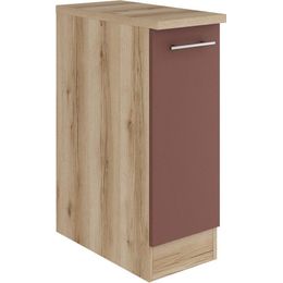 Optifit Apothekerschrank Bella Breite/Höhe 30/84,8 cm, Anbau-und Unterbau möglich, rot