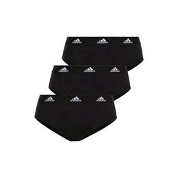 adidas Sportswear Bikinislip "Active Comfort Cotton" (3er-Pack) Real Cool Cotton, schnelltrocknend und feuchtigkeitstransportierend, schwarz