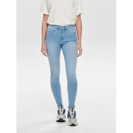 Only High-waist-Jeans ONLROYAL, blau