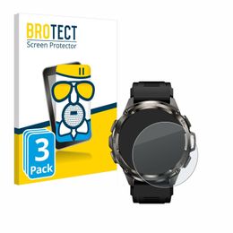 BROTECT Displayschutzglas Schutzglas für Kospet Tank T3 Ultra, 3 Stück, Schutzfolie Display Schutz Glas Folie matt, weiß