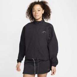 Nike Trail Repel-Laufjacke mit UV-Schutz für Damen - Schwarz