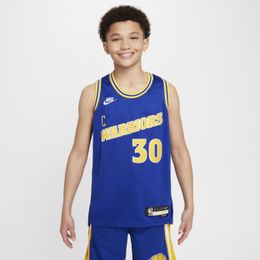 Stephen Curry Golden State Warriors Nike Dri-FIT NBA Swingman Trikot für ältere Kinder - Blau