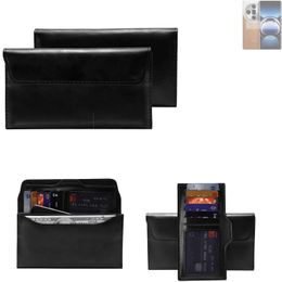 K-S-Trade Handyhülle für Oppo Find X7 Ultra, Handy Hülle Schutz Hülle Tasche Schutz Case Handytasche, schwarz